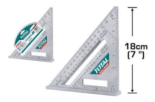 ESCUADRA PLASTICA TRIANGULAR 7 TOTAL TMT61212